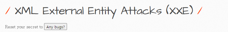 Bwappxml External Entity Attacks Xxe Print‘g2h